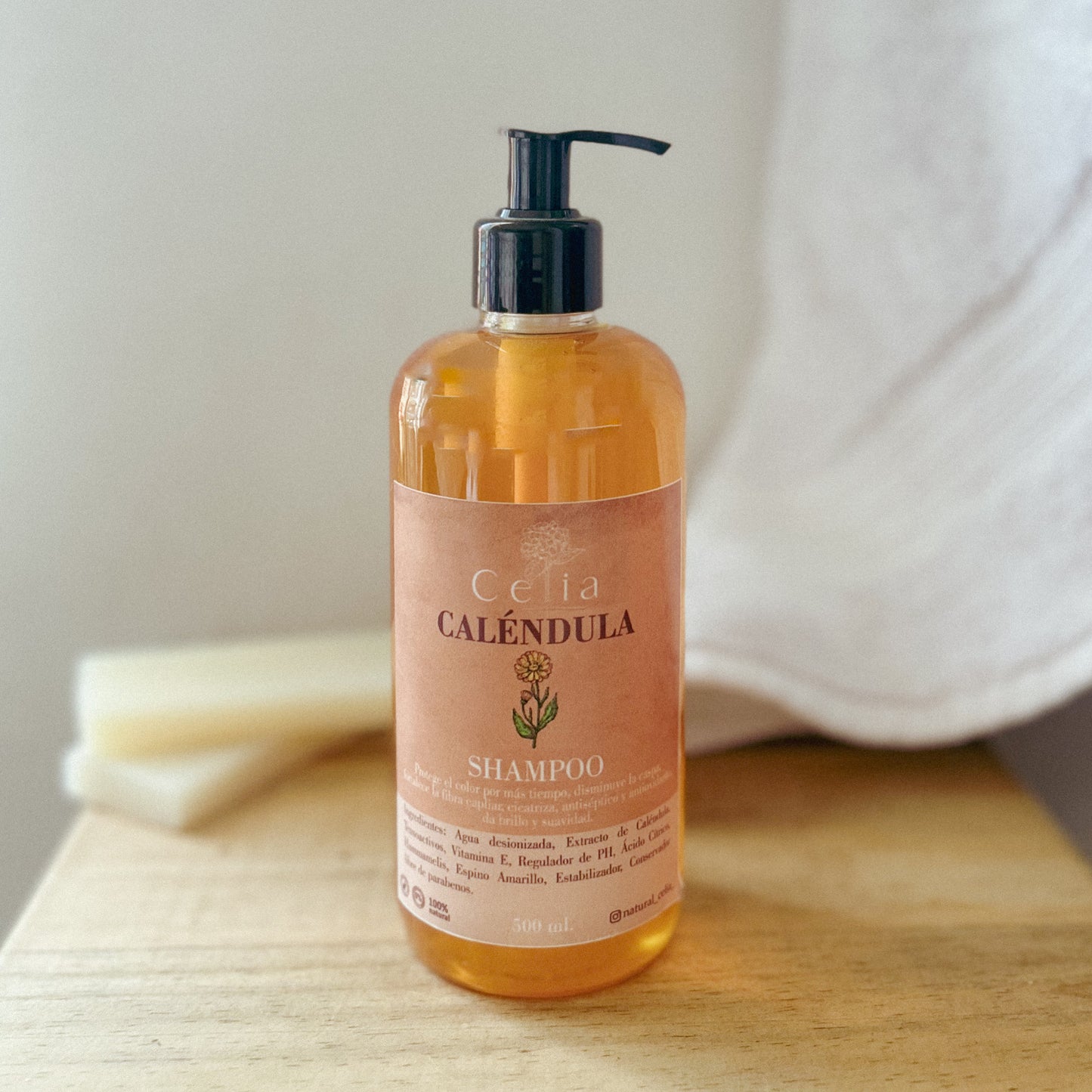 Shampoo de Caléndula – Natural Celia
