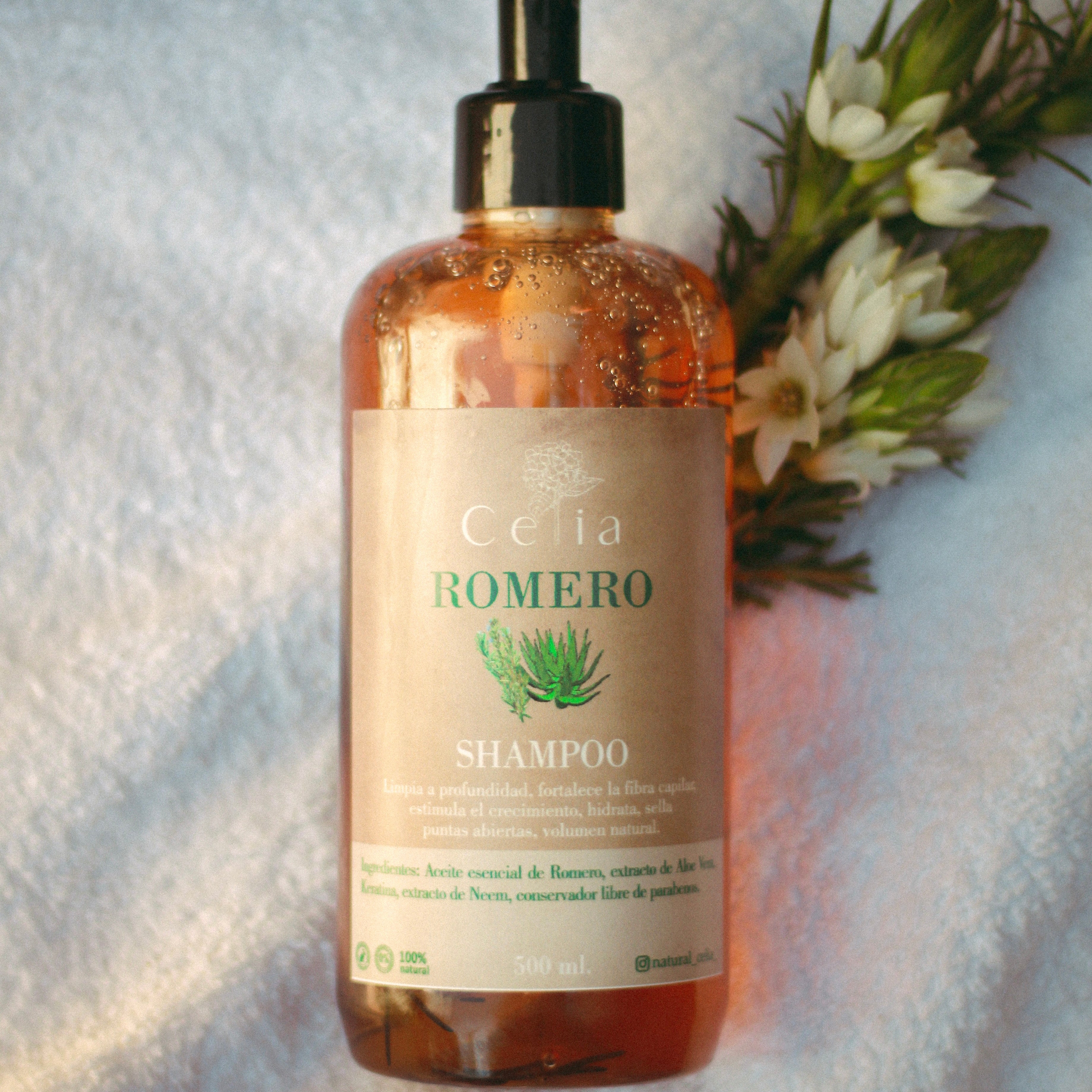 Shampoo de Romero – Natural Celia