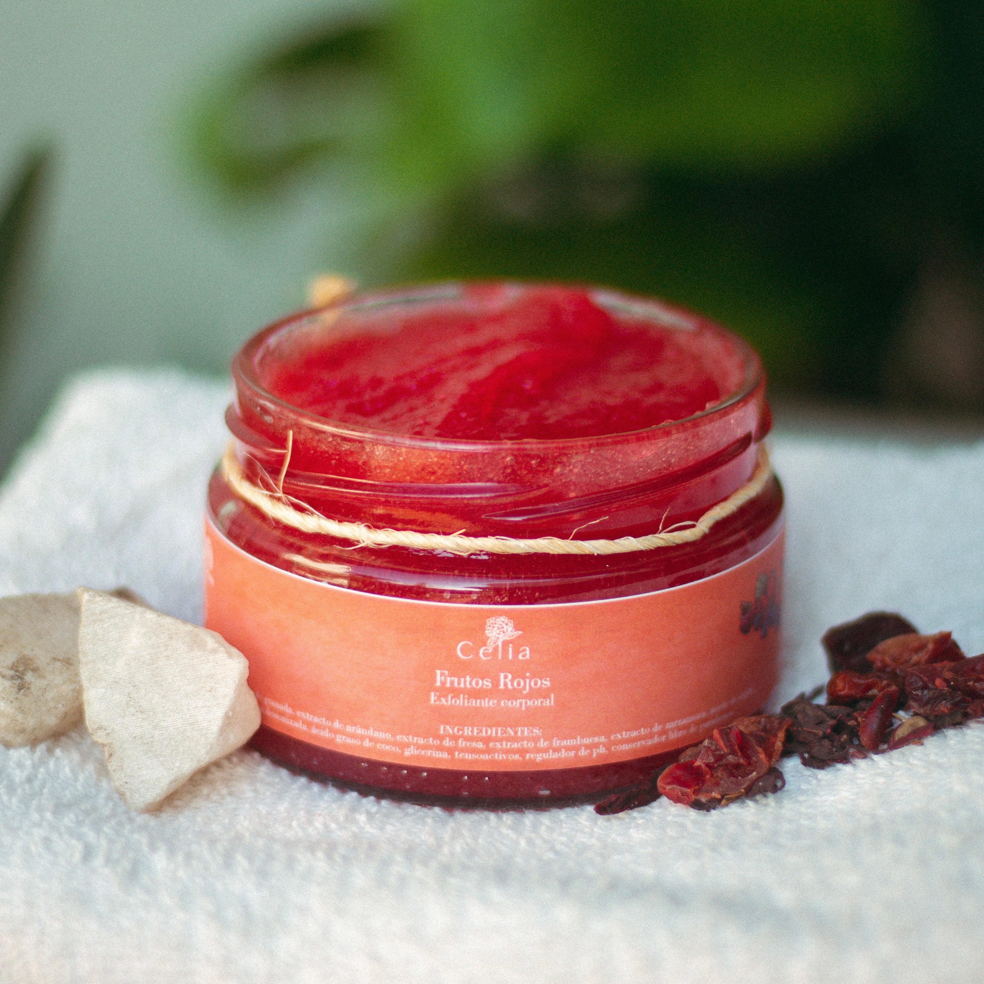 Exfoliante de frutos rojos – Natural Celia
